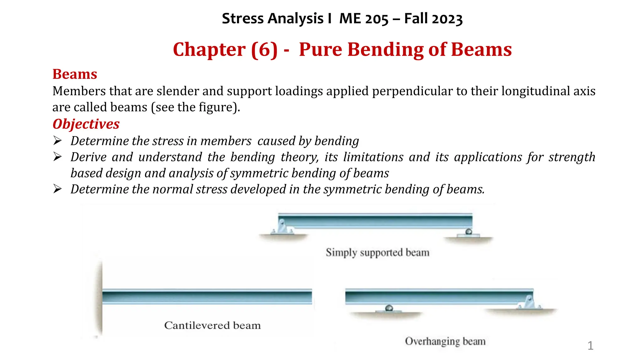 ME 205- Chapter 6 - Pure Bending of Beams.pdf