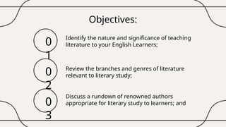 ME 206 - Group 1 - The Nature of Literature and its Genres.pptx