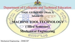 cutting tool geometry for determiniung surface finish | PPTX