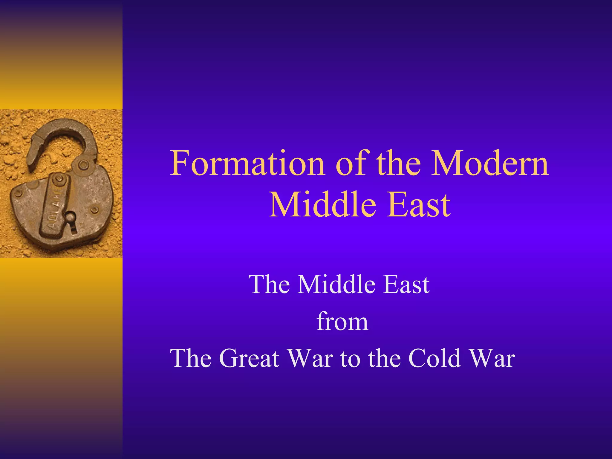 Middle East, Part 1 | PPT