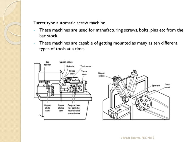 Capstan, Turret & Automatic lathe | PPTX | Woodworking | Arts and Crafts