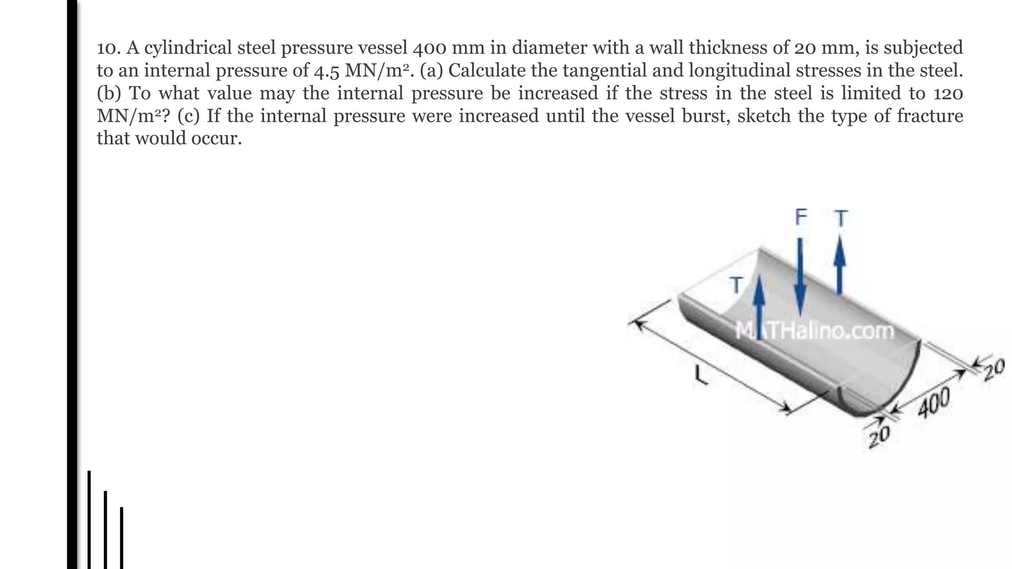 Thin walled pressure vessel - L4 | PPT