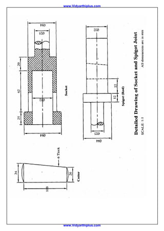 Me2257 computer aided -machine-drawing-manual(v+) | PDF