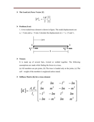 Me2353 finite-element-analysis-lecture-notes | PDF