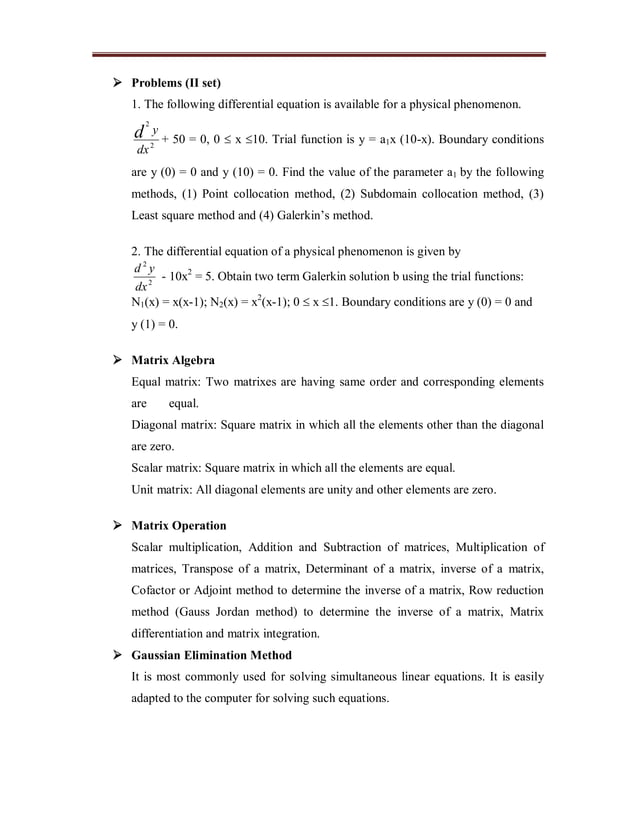 Me2353 finite-element-analysis-lecture-notes | PDF