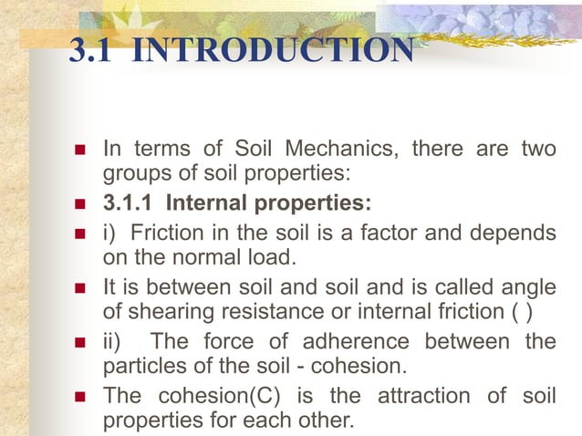 SOIL STRENGTH AND SOIL FORCES | PPT