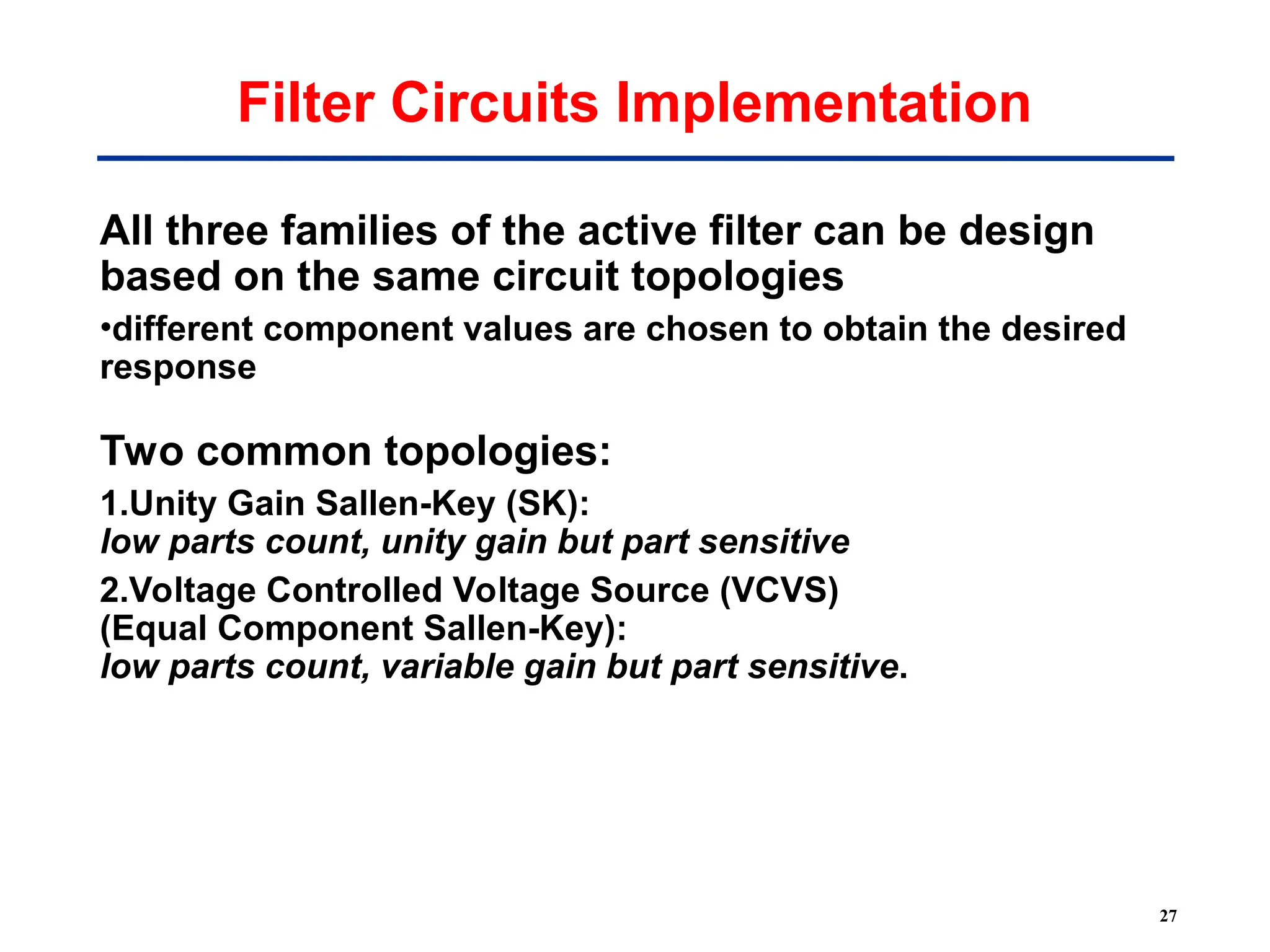 ME3100 SAMPLE slide07 Active Filter Design and Implementation v1.01.ppt