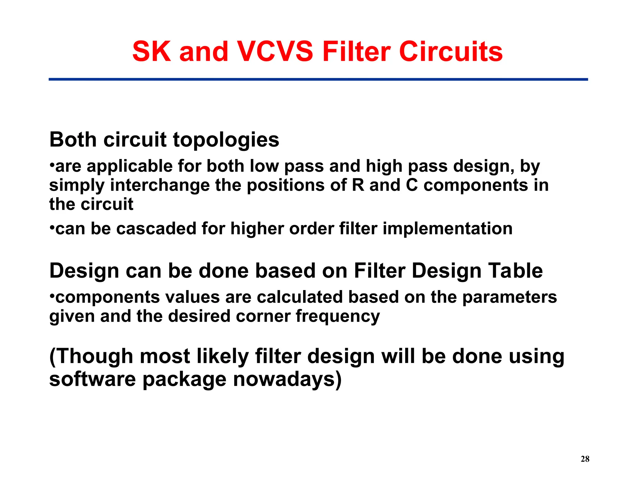 ME3100 SAMPLE slide07 Active Filter Design and Implementation v1.01.ppt