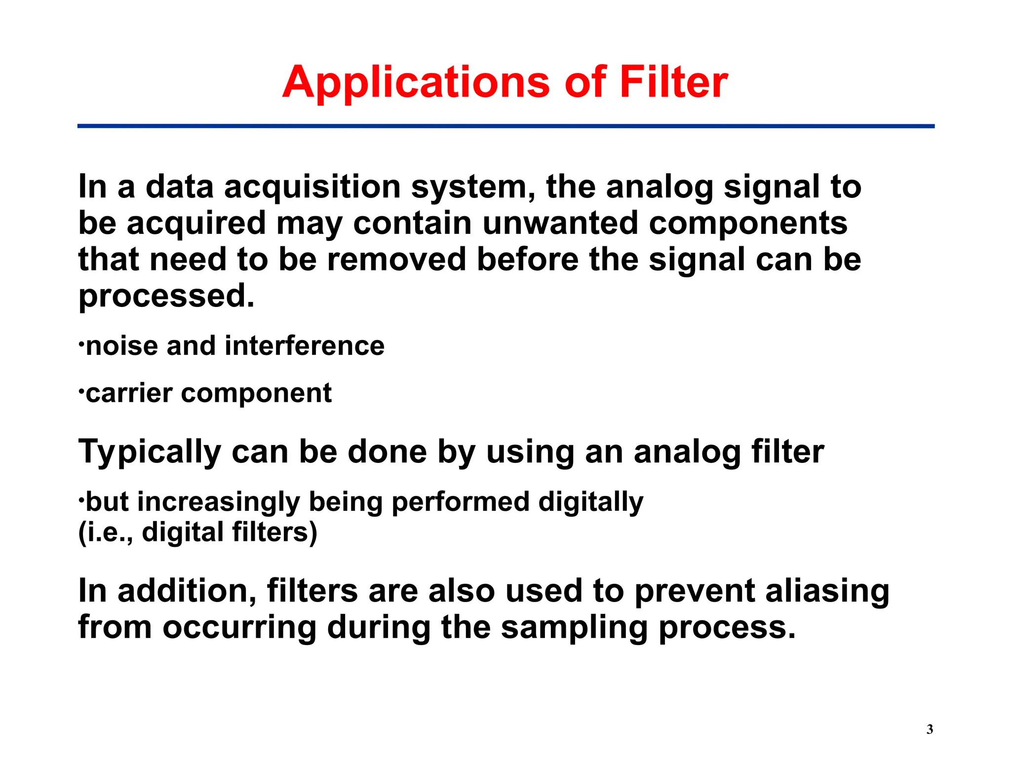 ME3100 SAMPLE slide07 Active Filter Design and Implementation v1.01.ppt