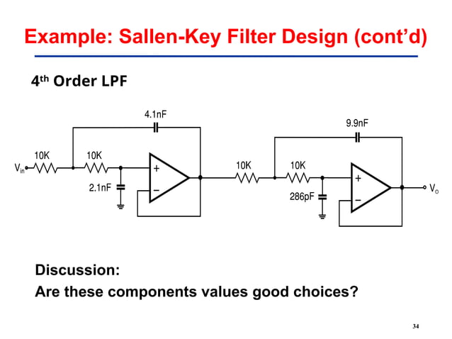 ME3100 SAMPLE slide07 Active Filter Design and Implementation v1.01.ppt