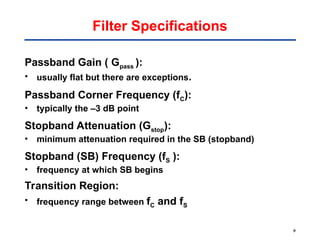 ME3100 SAMPLE slide07 Active Filter Design and Implementation v1.01.ppt
