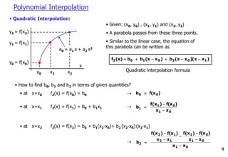 me310_6_interpolation.pdf for numerical method | PDF