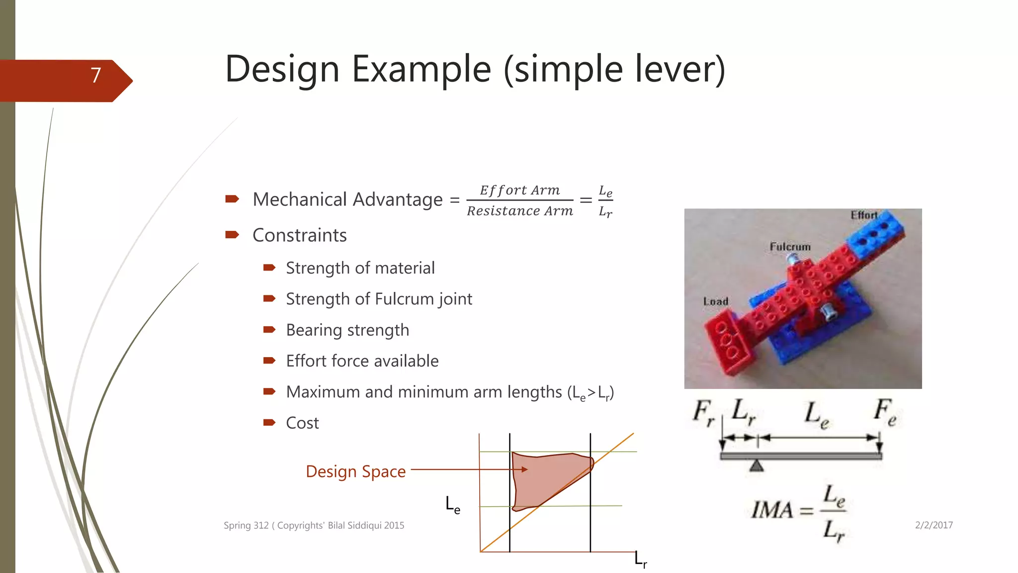 ME 312 Mechanical Machine Design - Lecture 01 | PPTX | Science