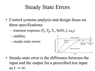 Me314 week08-stability and steady state errors | PPT