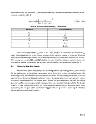 Engine to EV Gearbox Design - Compound Reverted | PDF