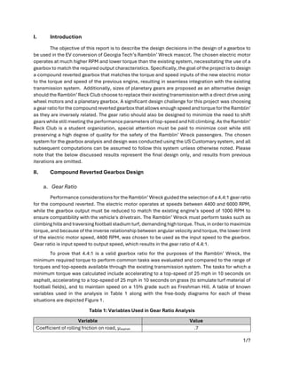 Engine to EV Gearbox Design - Compound Reverted | PDF