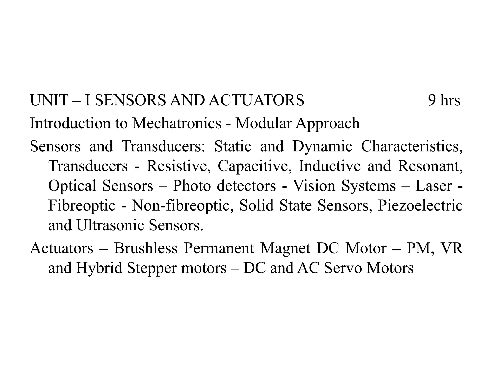 ME3791 MECHATRONICS AND Internet of Things.pptx