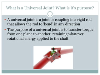 Universal Joint Uses