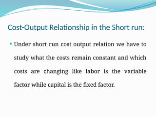 Cost theory and cost analysis for business economics and financial ...