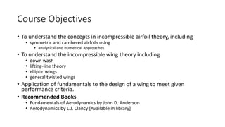 Me438 Aerodynamics (week 1-2-3) | PPTX