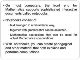 Me 443 1 what is mathematica Erdi Karaçal Mechanical Engineer ...