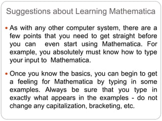 Me 443 1 what is mathematica Erdi Karaçal Mechanical Engineer ...