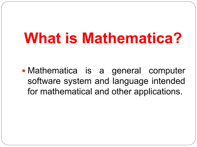 Me 443 1 what is mathematica Erdi Karaçal Mechanical Engineer ...