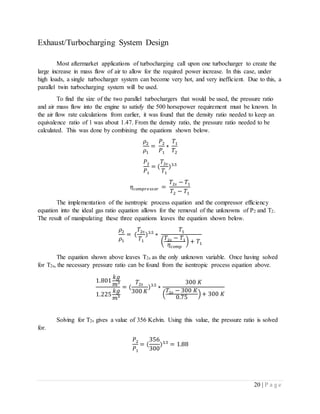 Twin Turbocharging Inline Six Internal Combustion Engine | PDF