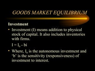 Goods market equilibrium explained here in this | PPT