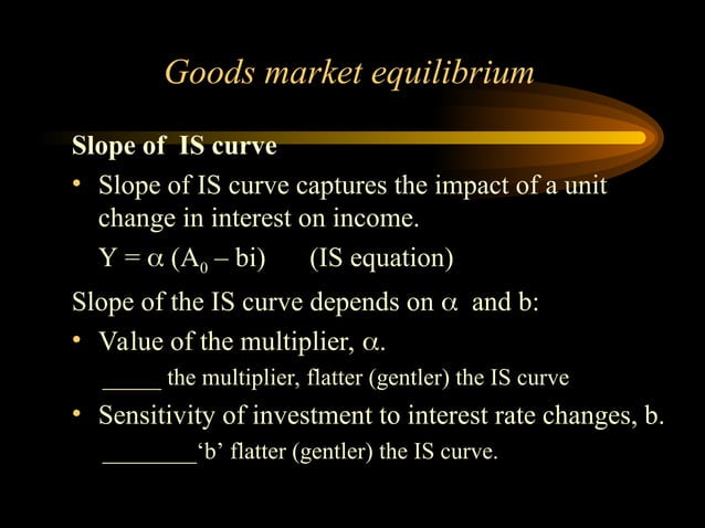 Goods market equilibrium explained here in this | PPT