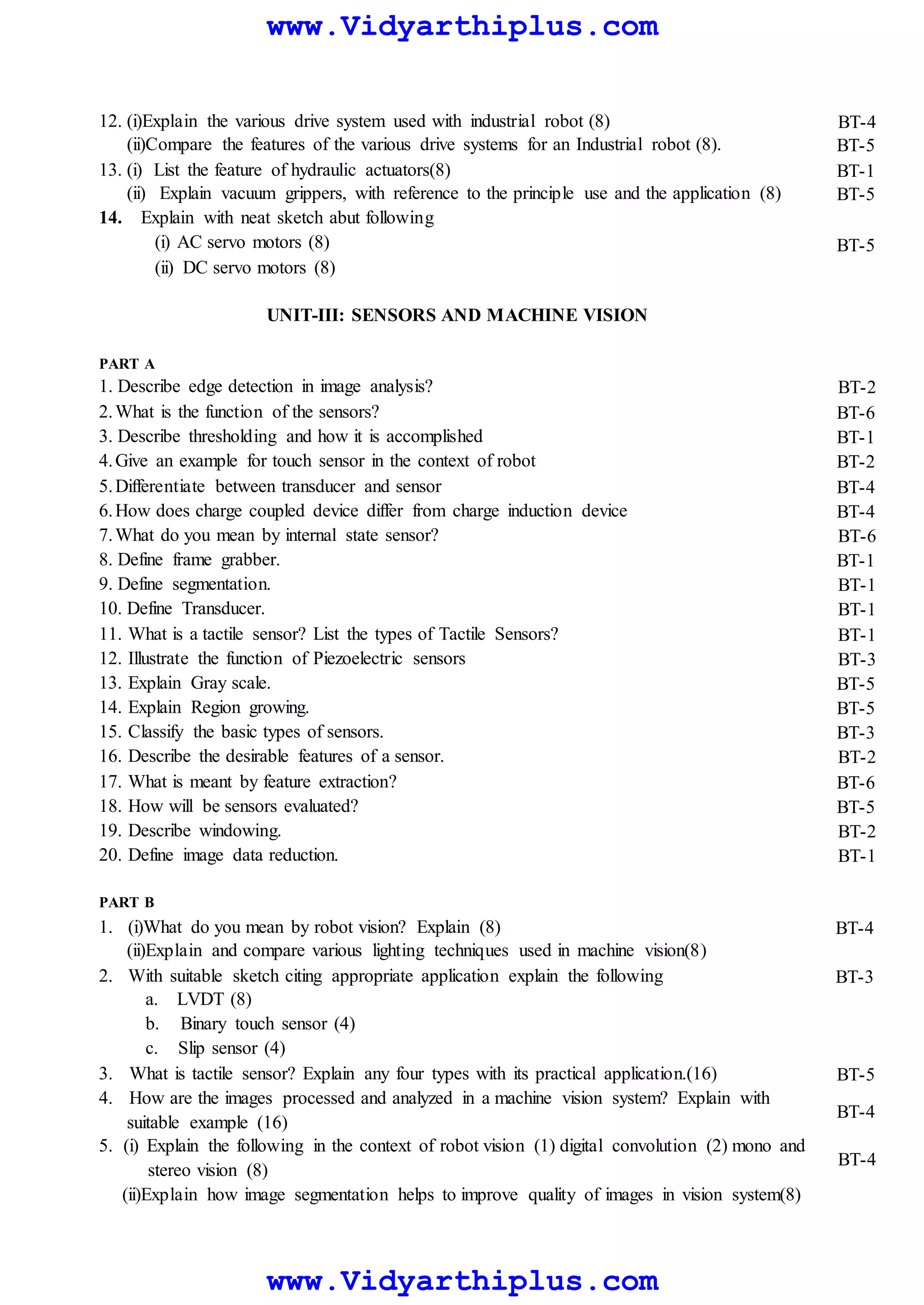 Me6010 robotics | DOCX
