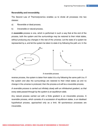 ME6301 ENGINEERING THERMODYNAMICS - LECTURE NOTES | PDF