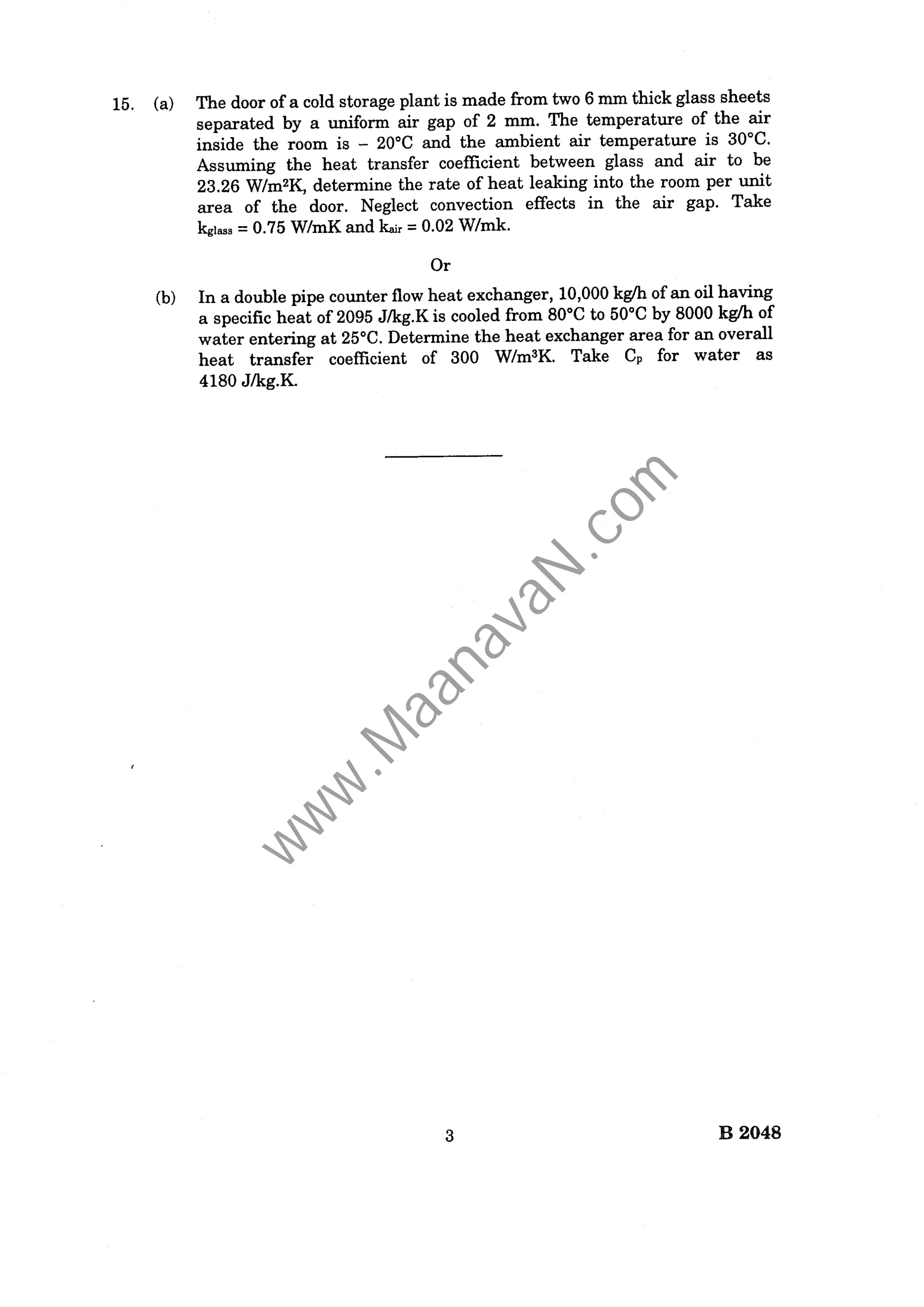 ME6301 ENGINEERING THERMODYNAMICS ANNA UNIVERSITY QUESTION PAPER may ...