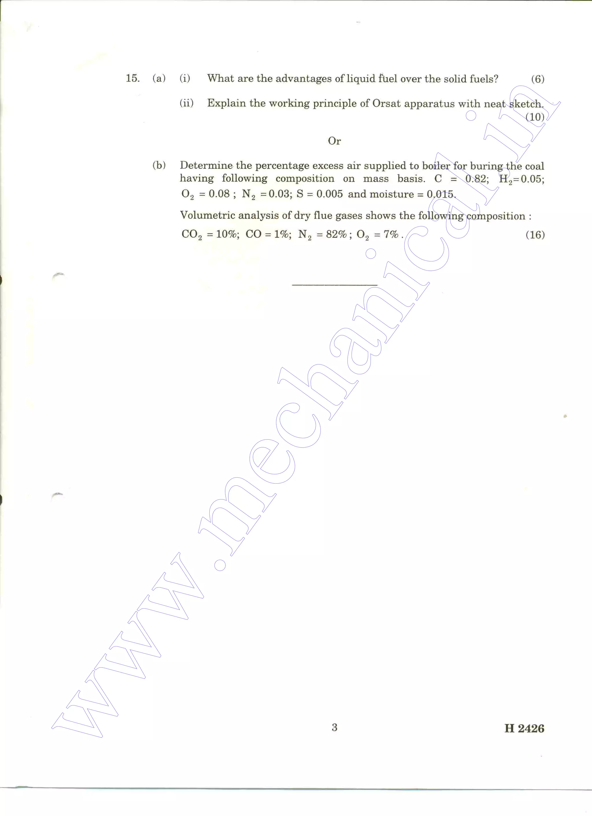 ME6301 ENGINEERING THERMODYNAMICS ANNA UNIVERSITY QUESTION PAPER may june 2009 | PDF