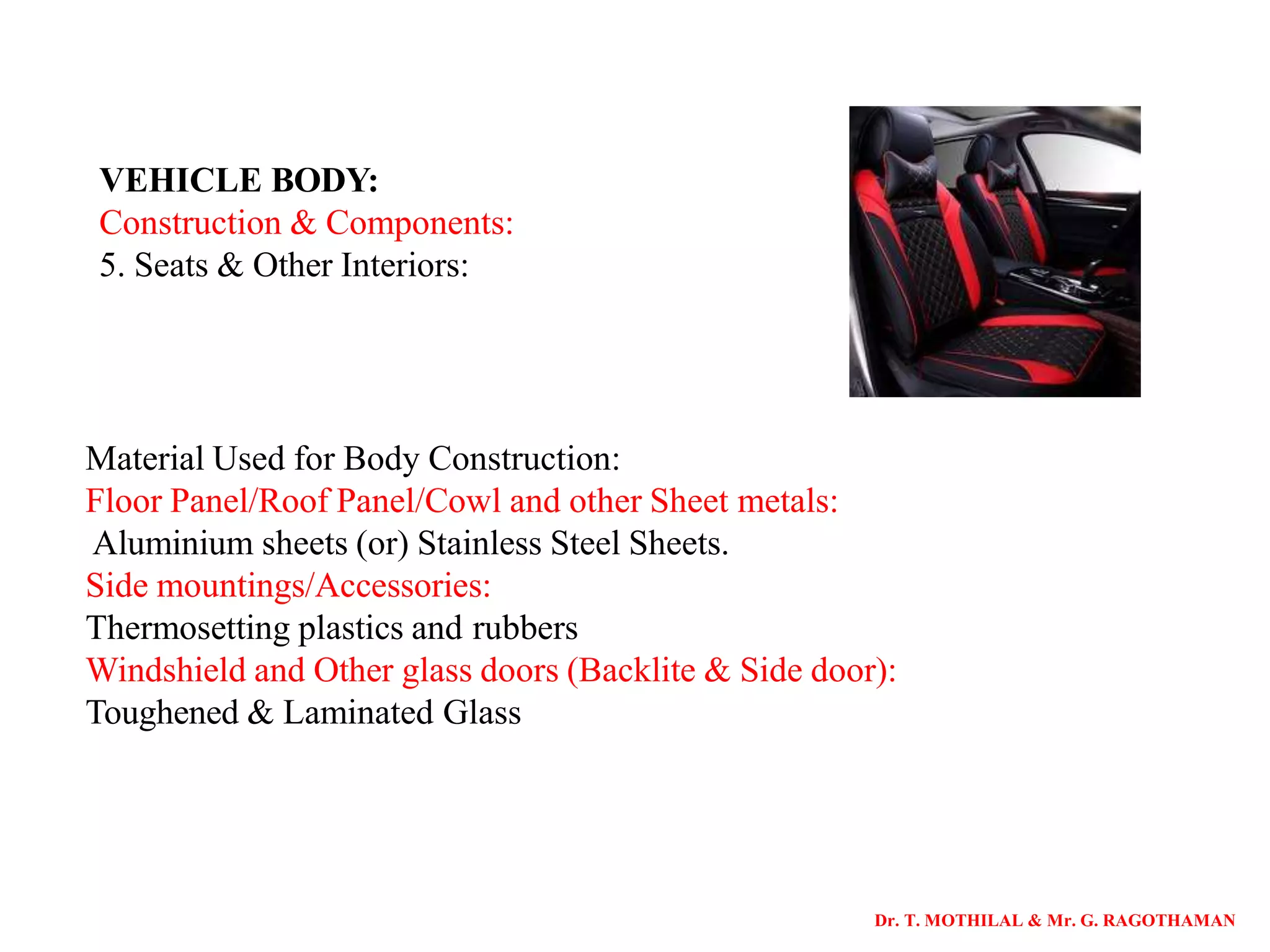 ME6602 - AUTOMOBILE ENGINEERING - UNIT 1- VEHICLE STRUCTURE AND ENGINES ...