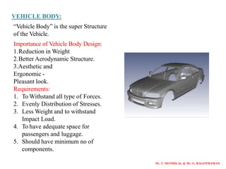 ME6602 - AUTOMOBILE ENGINEERING - UNIT 1- VEHICLE STRUCTURE AND ENGINES ...