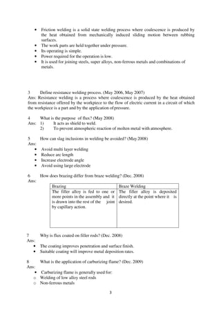 Me8392 manufacturing technology-i part-a questions & answers- | PDF