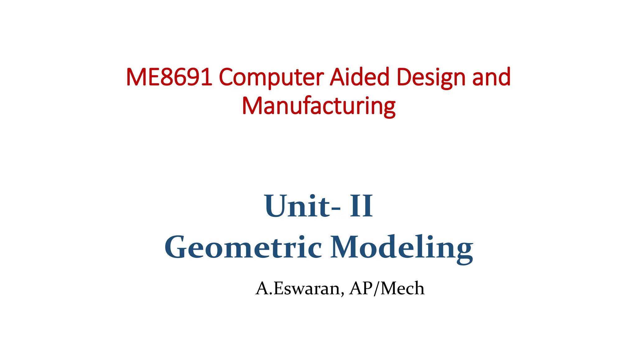 Computer Aided Design and Manufacturing Systems | PPT