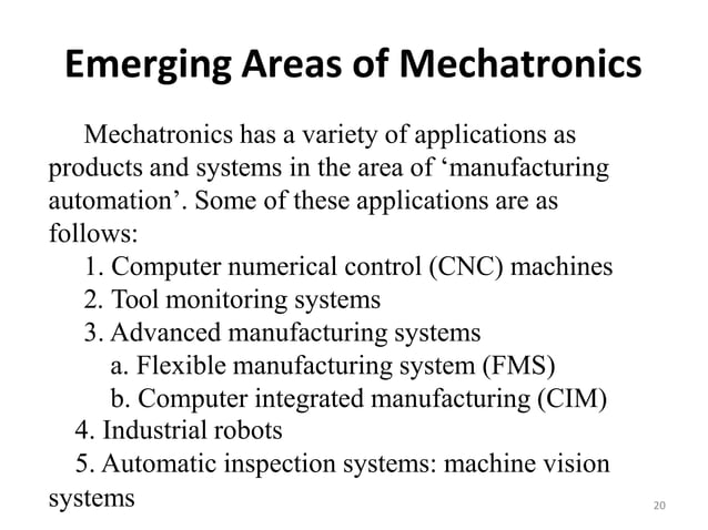 ME8791 Mechatronics Notes.pptx | Computing | Technology & Computing