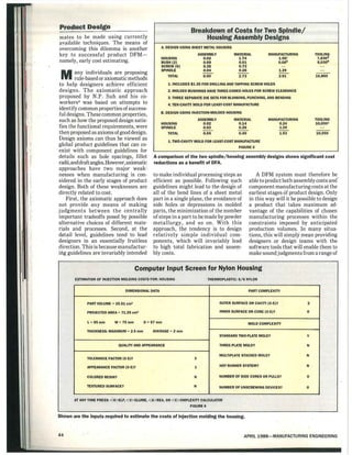 Me88 art1 Product Design for Manufactrure and Assembly | PDF