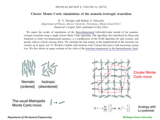 Lecture: Ensembles and free energy in Monte Carlo simulations | PPT