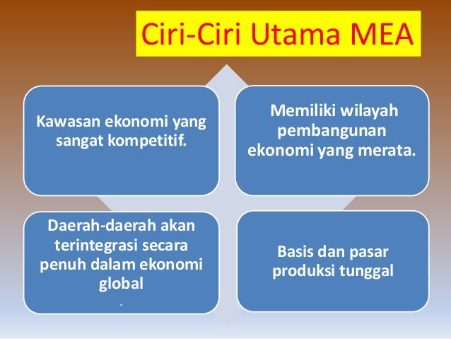 Masyarakat Ekonomi ASEAN ( MEA)