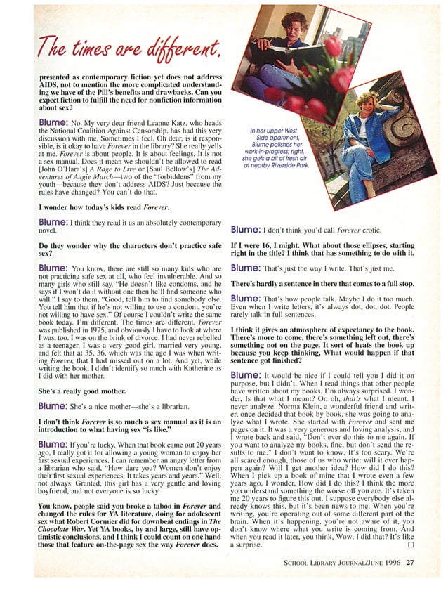 1996 Margaret A. Edwards Award article | PDF