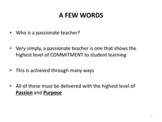 PEOPLE, PURPOSE AND PASSION - THE PATHWAY TO SUCCESS | PPTX