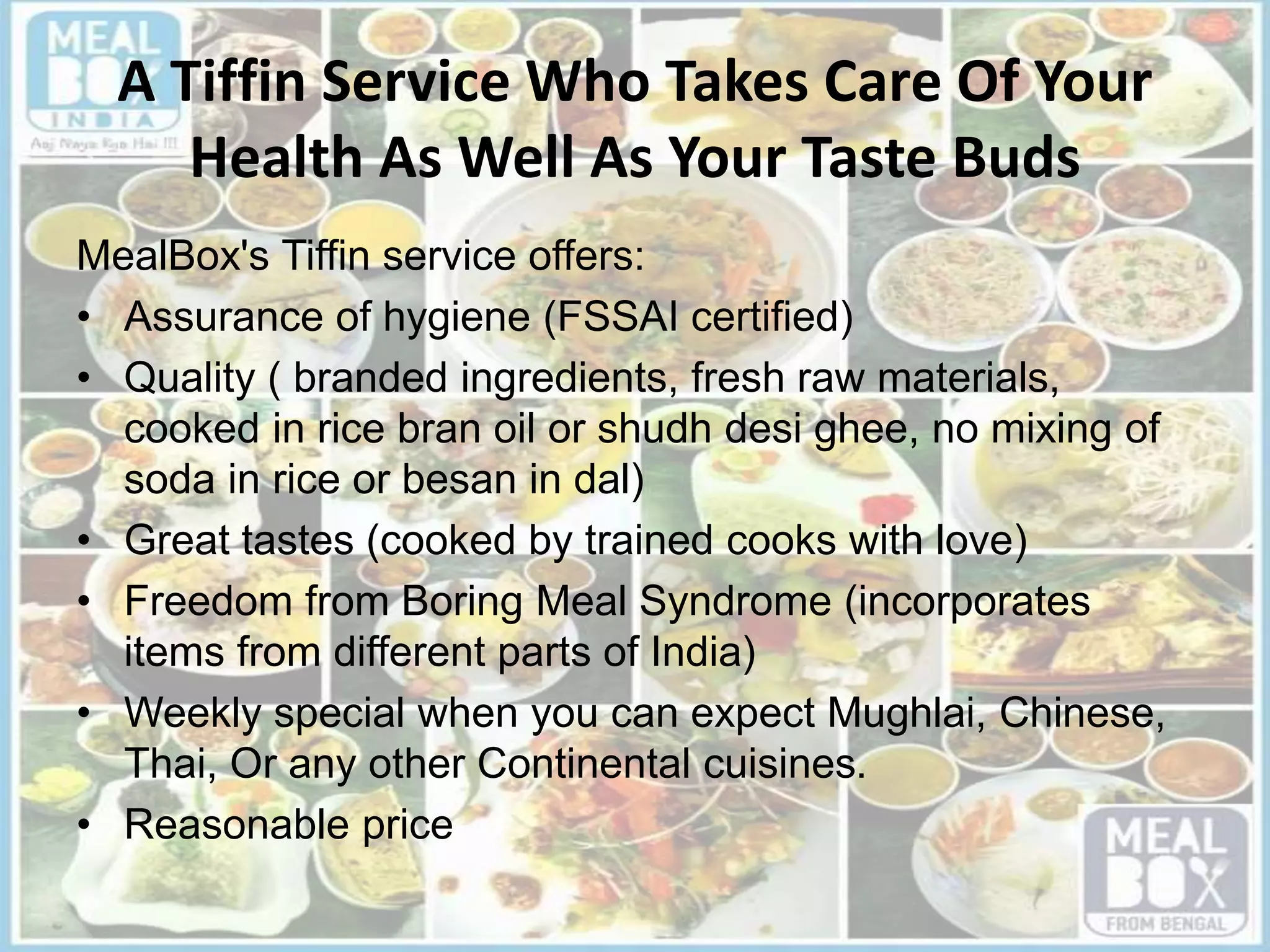 MealBox India tiffin service | PPSX