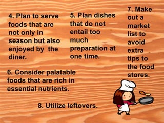 Meal management | PPTX