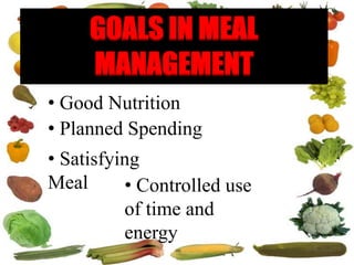 Meal management | PPTX