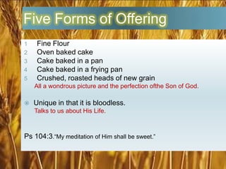 The Offerings - Meal Offering | PPT