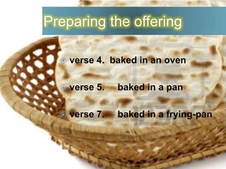 The Offerings - Meal Offering | PPT