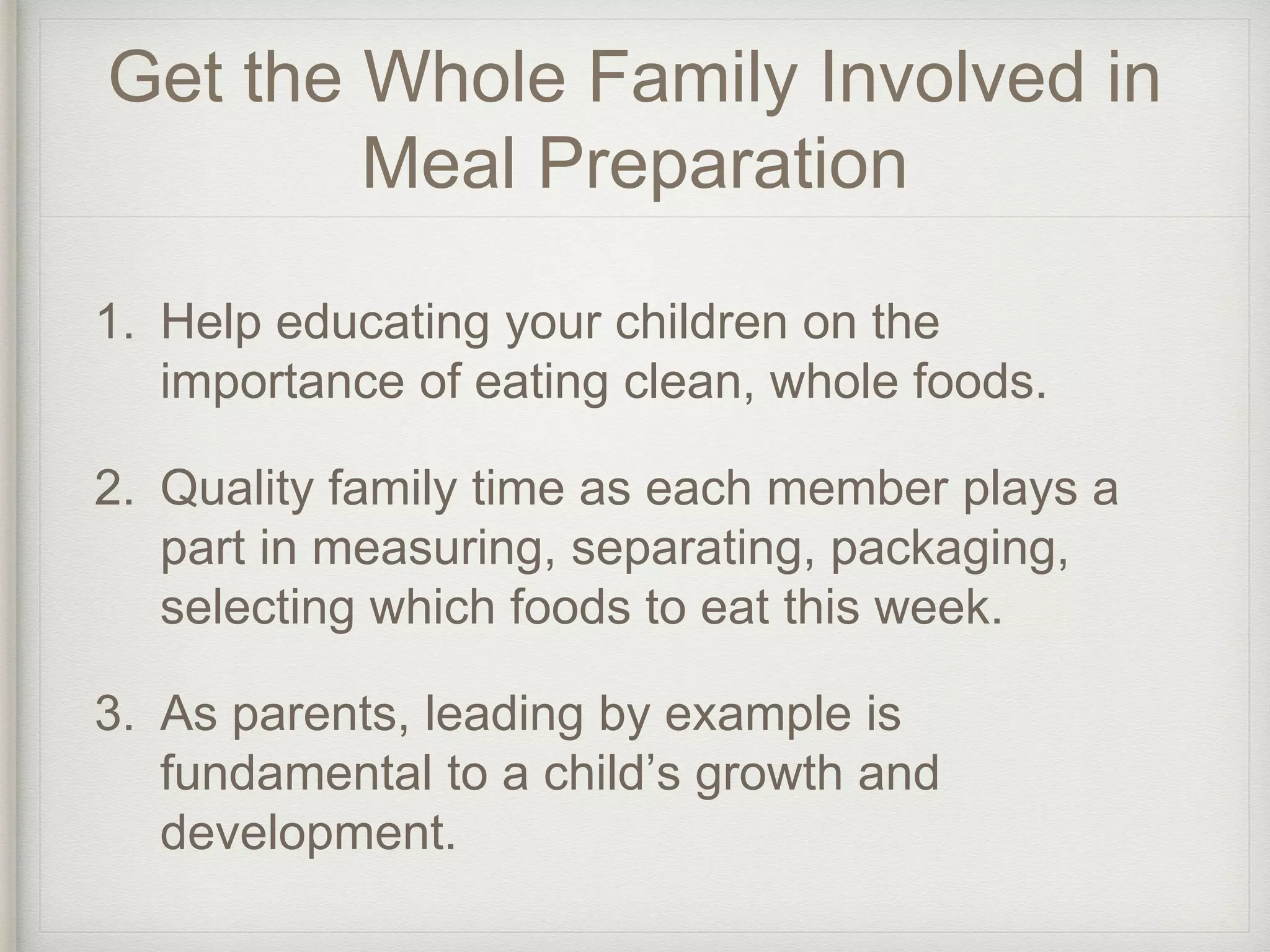 Meal planning 101 | PPTX